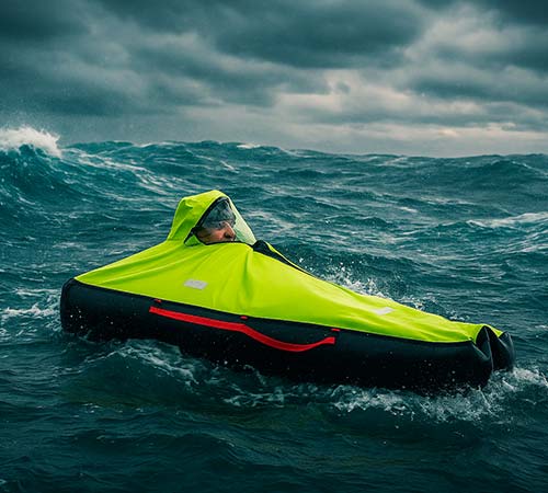 Single Person LifeRaft SafetyRaft - Ausmar